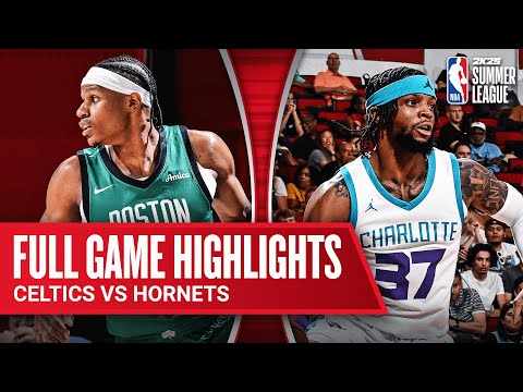CELTICS vs HORNETS | NBA SUMMER LEAGUE | FULL GAME HIGHLIGHTS