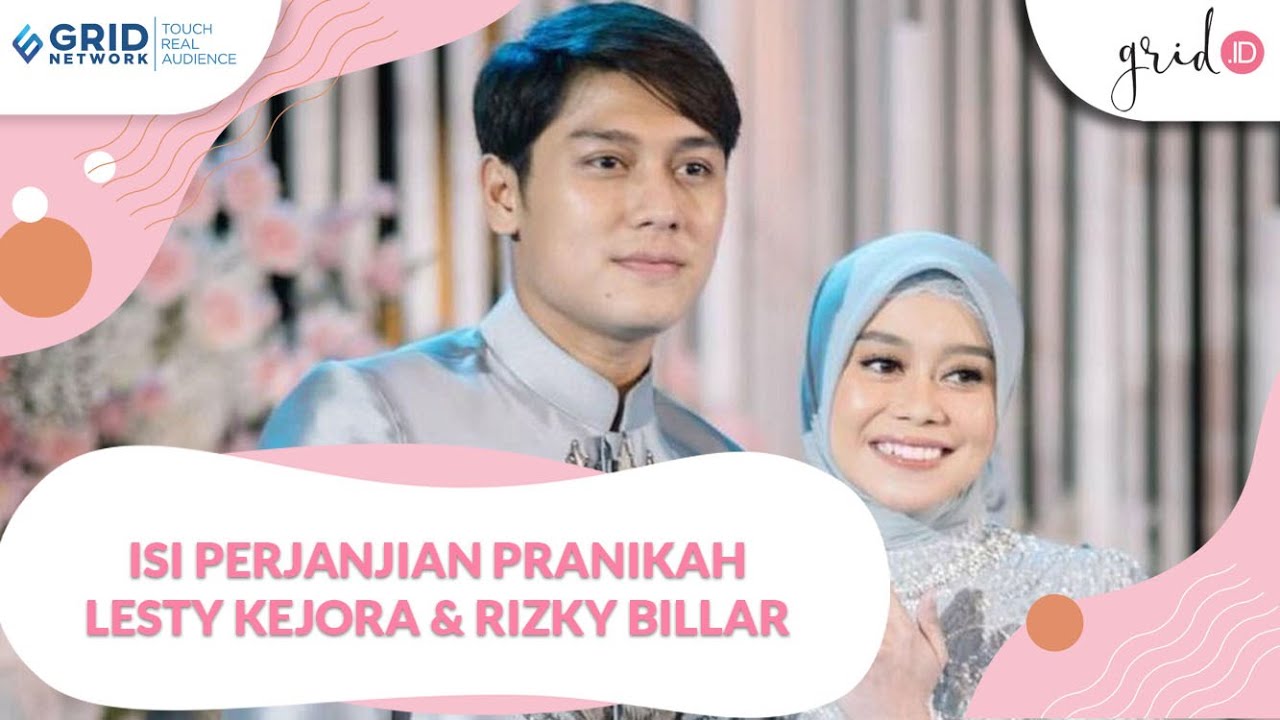 WAJIB DITONTON! Inilah Isi Surat Perjanjian Pranikah Rizky Billar Dan Lesty Kejora