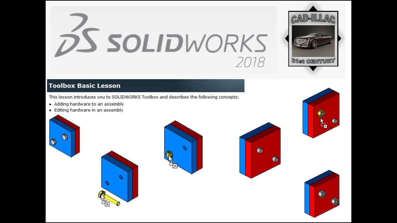 Tool Box - Basic Techniques - SOLIDWORKS 2018