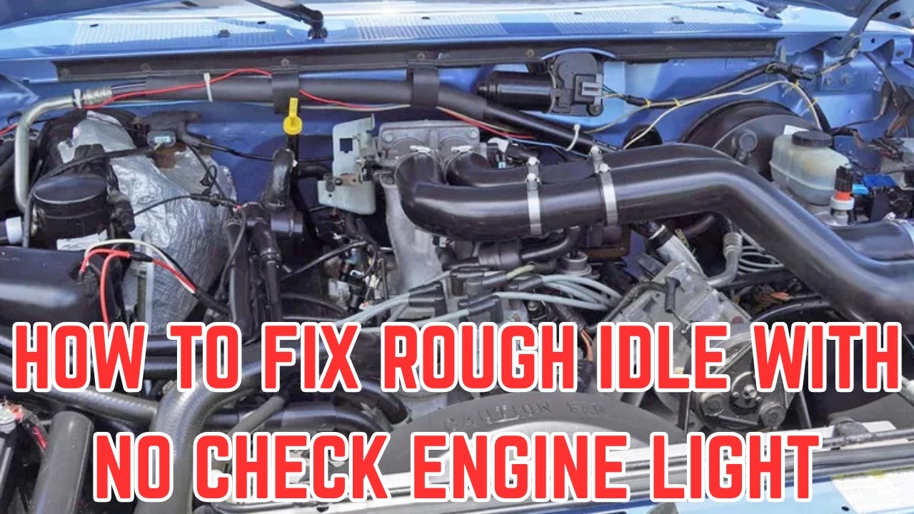 Rough Idle No CHECK ENGINE LIGHT~~~~ 5 minute FIX