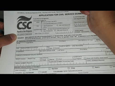 Cs Form 100: Online Form Creator