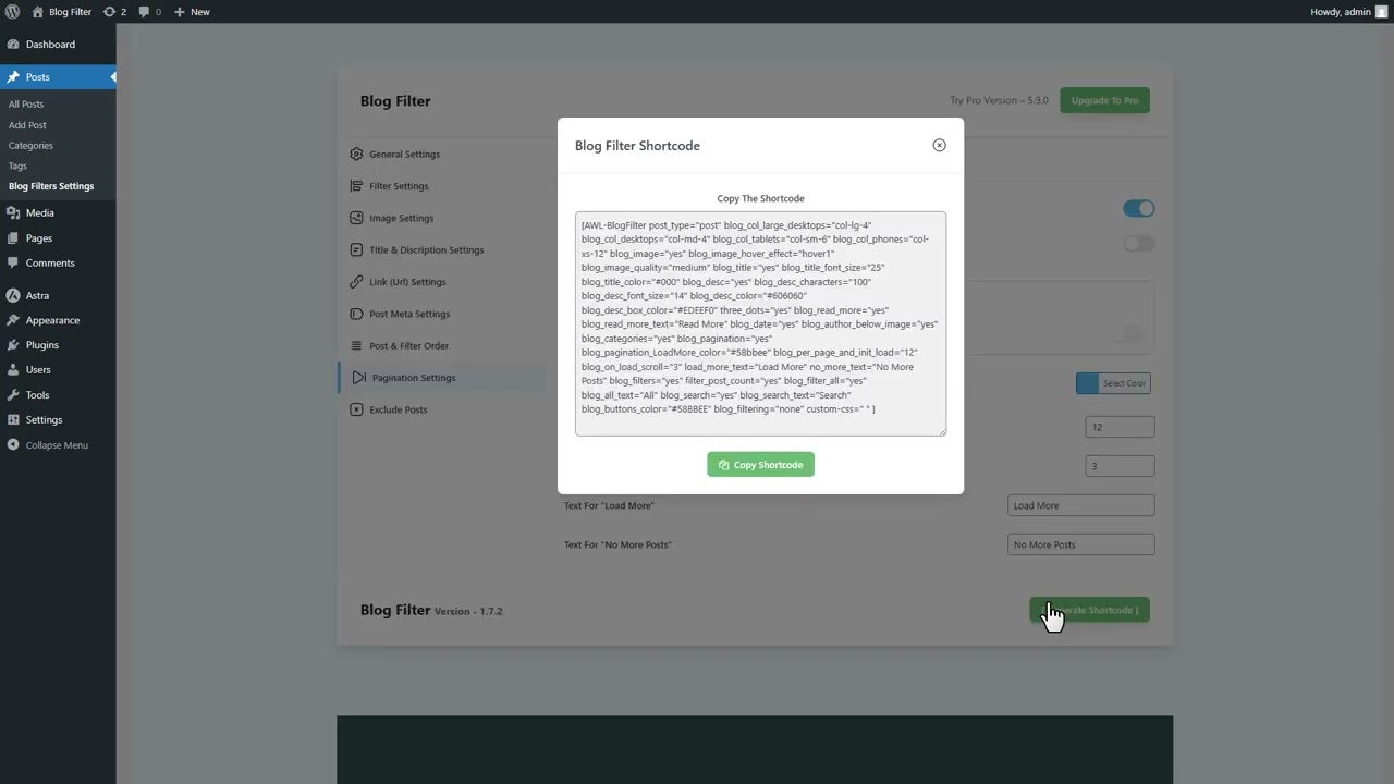 Blog Filter Free WordPress Plugin with New Settings Panel - How To Use Blog Filter WordPress Plugin