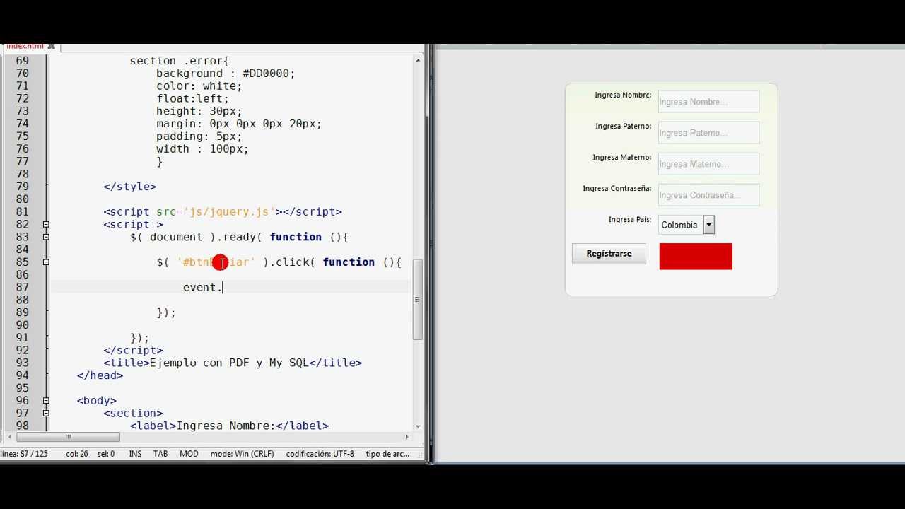 Creando PDF con PHP y My SQL Parte 02