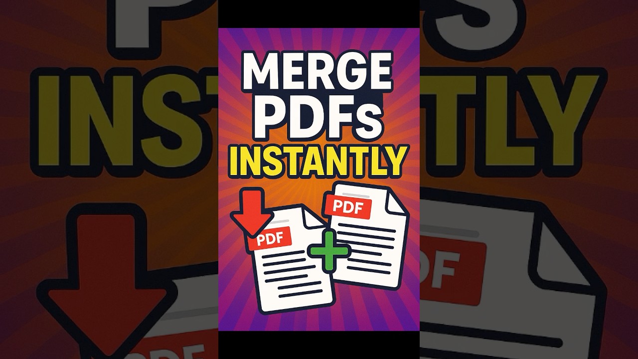 The easiest way to merge PDFs — no tech skills needed