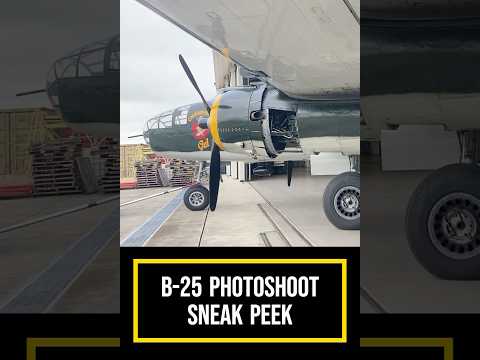 B-25 pin up photoshoot preview / behind the scenes