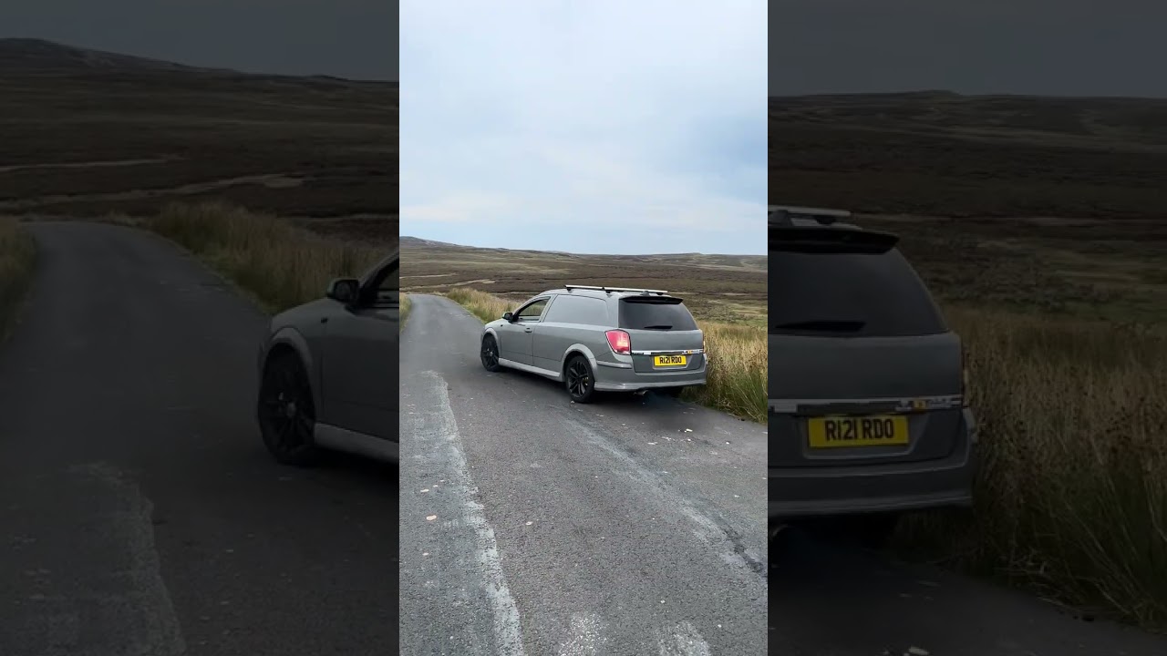 Astra van 1.9 straight through exhaust #modifiedcars #loud #van #astra #nardogrey