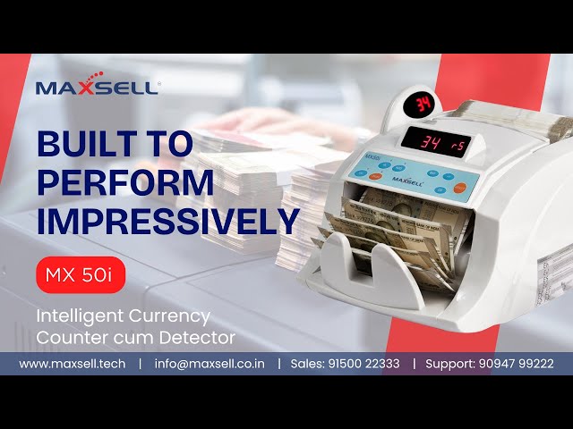 Currency Counter - Maxsell Mx50i Currency Counter Machine Trader ...