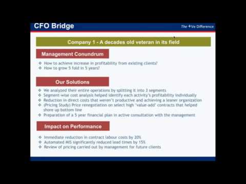 WEBINAR on Role of a CFO