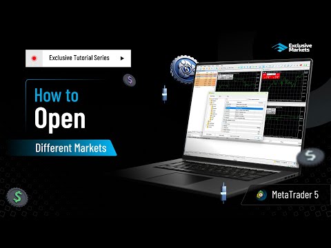 How to Open Different Markets in MT5 | MetaTrader 5 Markets Window | MT5 Tutorial