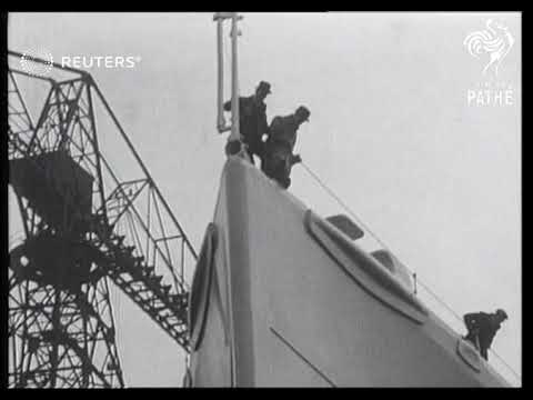 Launch of HMS Battleship (1939)