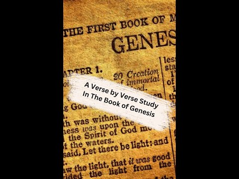 A Verse by Verse Study in the Book of Genesis, (ESV) with Irv Risch ...
