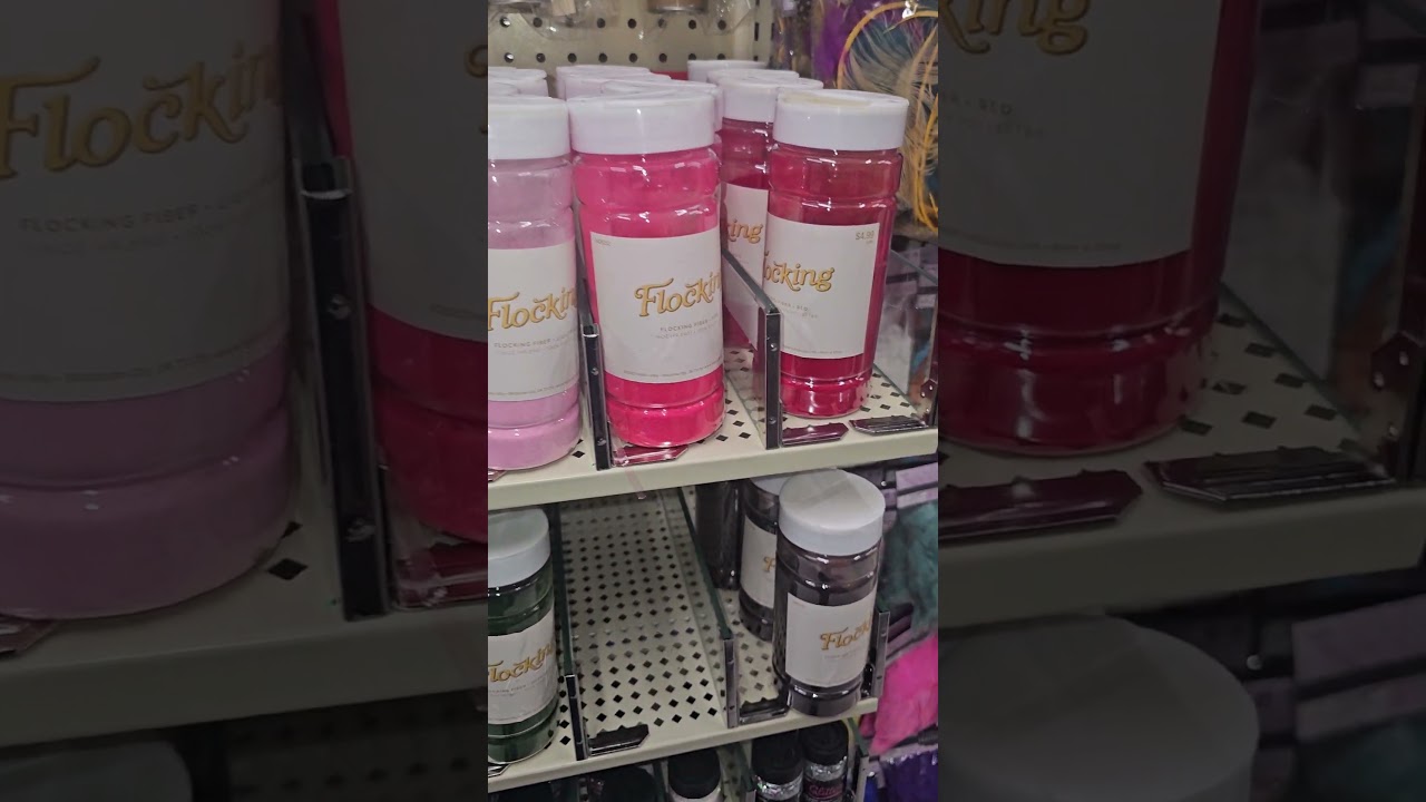 New At Hobby Lobby Flocking Powder