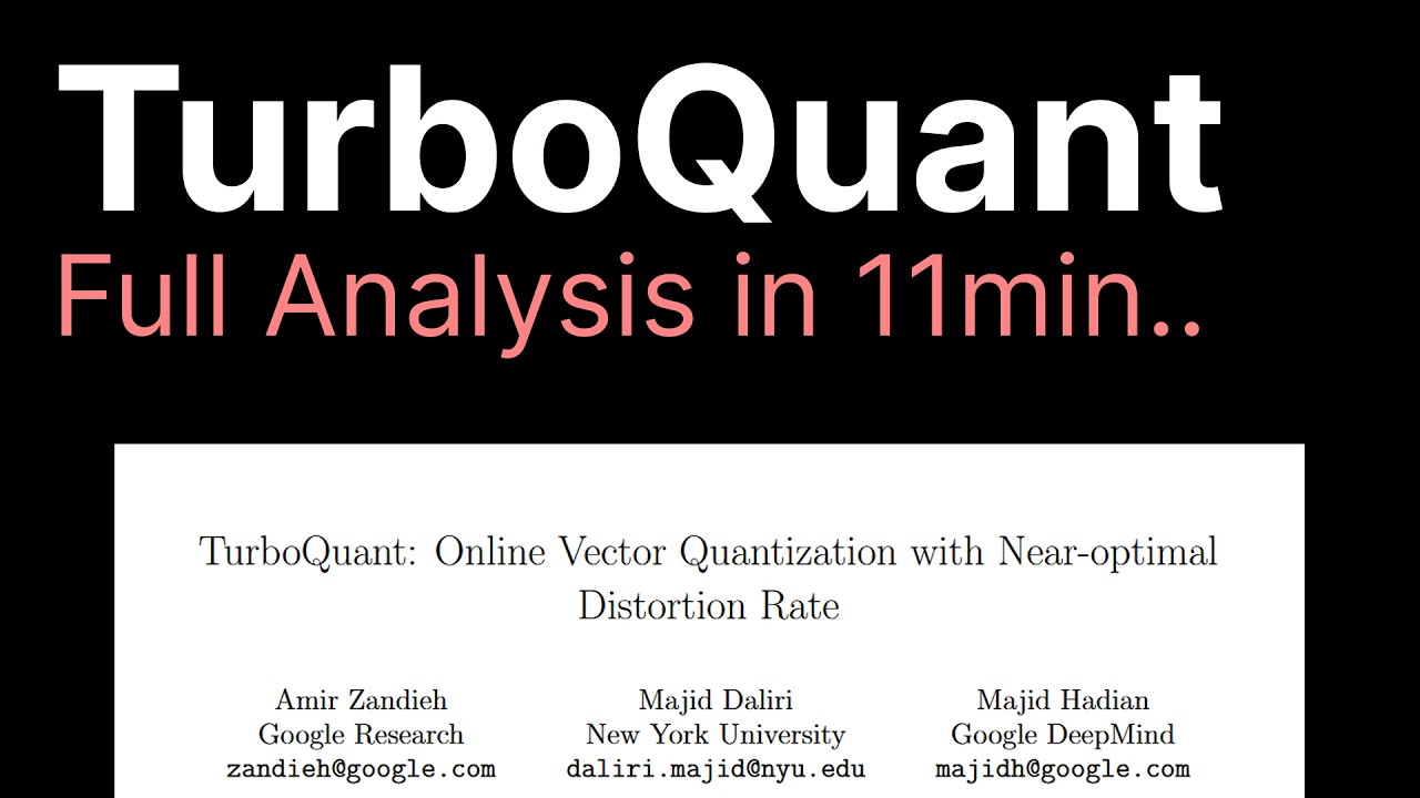 TurboQuant Explained..