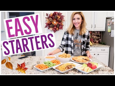 3 EASY APPETIZER RECIPES!! 🤤