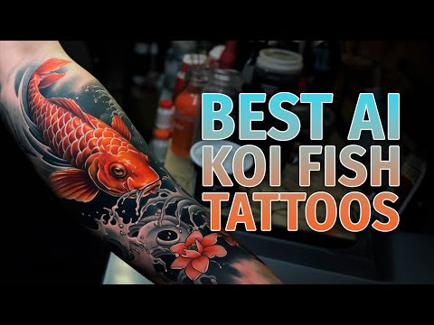 Koi Fish Tattoos: Elegance in Motion