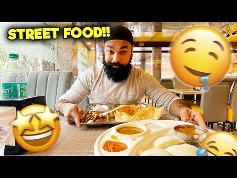 Eating Indian Street Food For The First Time 🤤