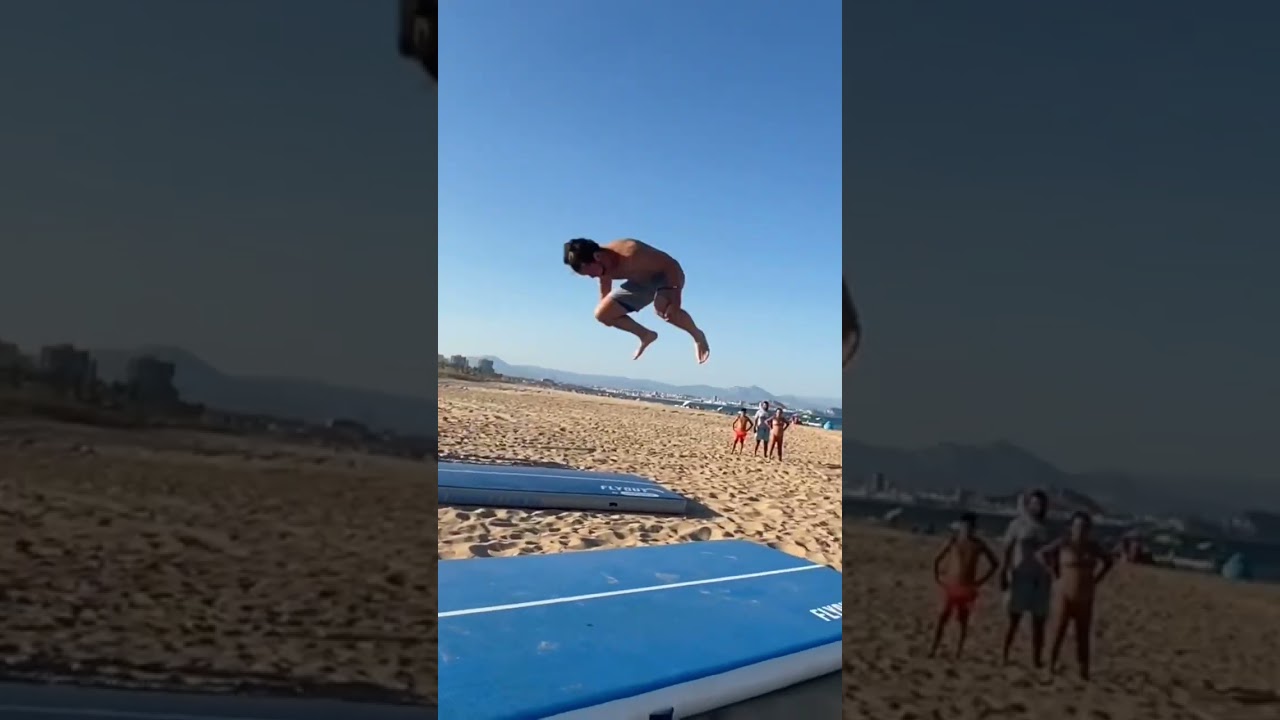 🫵 Name a harder skill on AirTrack #tumbling #gymnastics #parkour #backflip #circus #fyp #airtrack