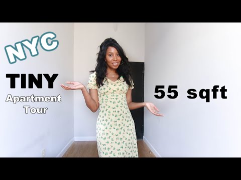 Tiny / Micro 55sqft NYC Apartment Tour 2020! Cheap $1,000 Manhattan New York City Studio for Rent