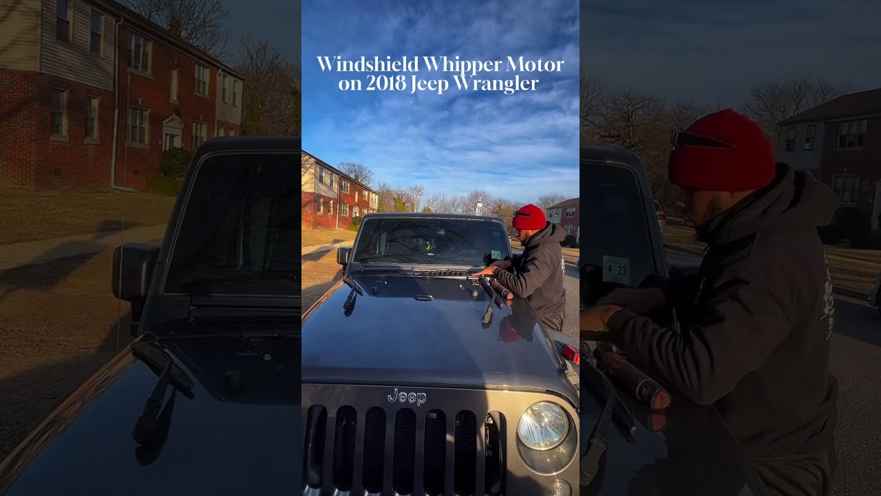 2018 jeep wrangler Windshield wiper motor replacement .