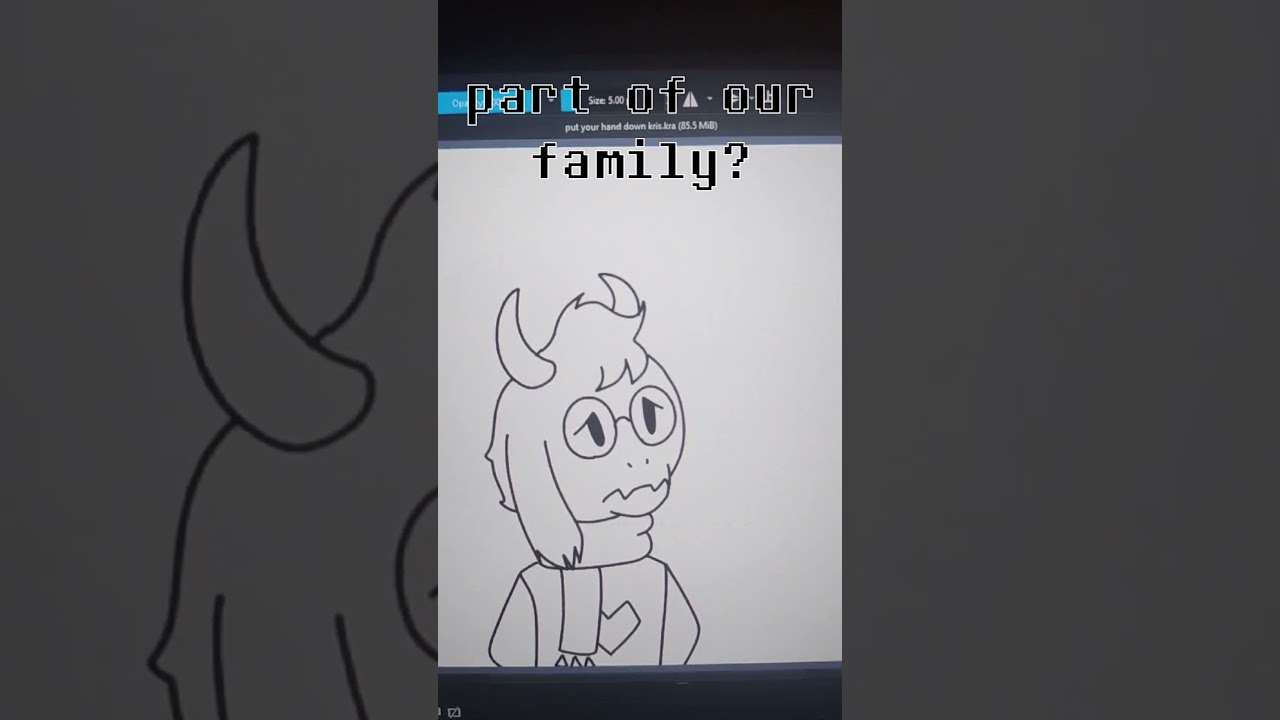 Put your hand down, Kris | deltarune animatic meme  #art #deltarune #animatic