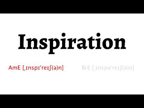 How to Pronounce inspiration in American English and British English