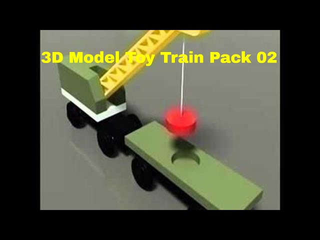 Toy Train Pack 02 3D Model - FlatPyramid