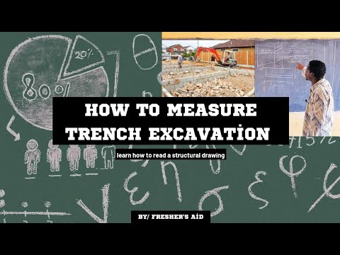 How to measure Trench Excavation pt1: What is trench/strip in construction