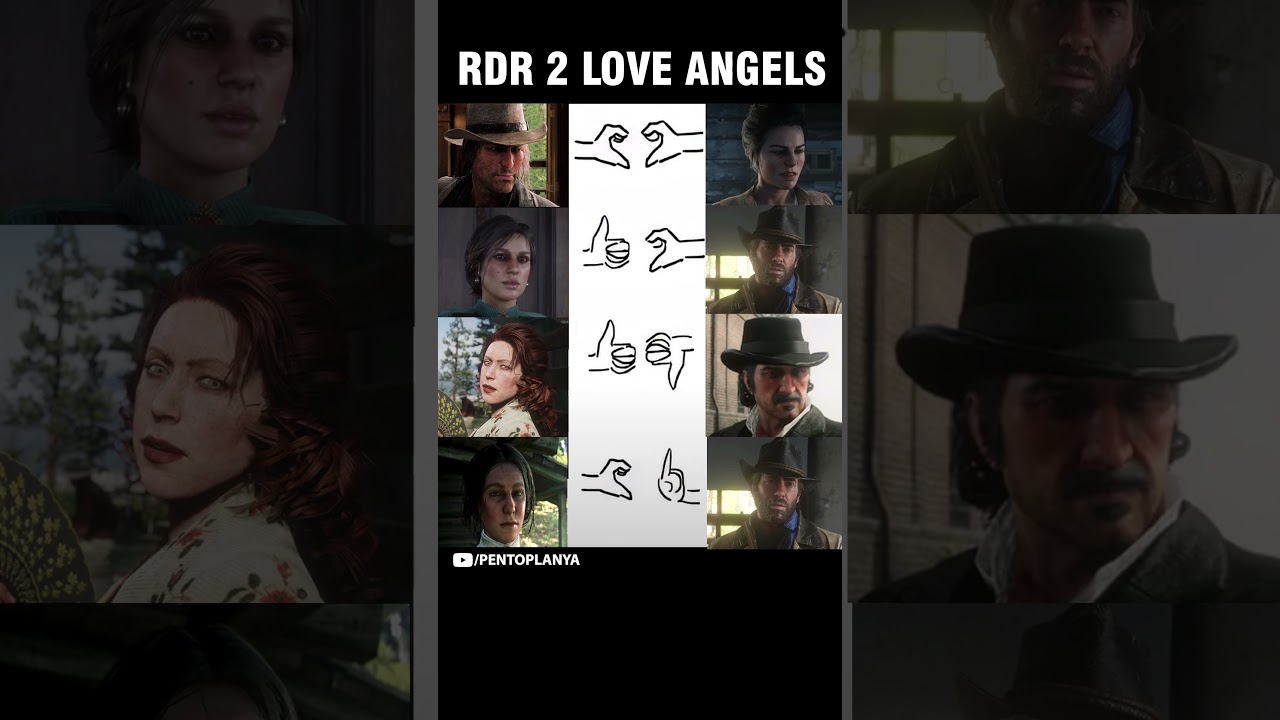 Red Dead Redemption 2 Love Angels | Arthur x Mary | John x Abigail | Dutch x Molly | RDR 2