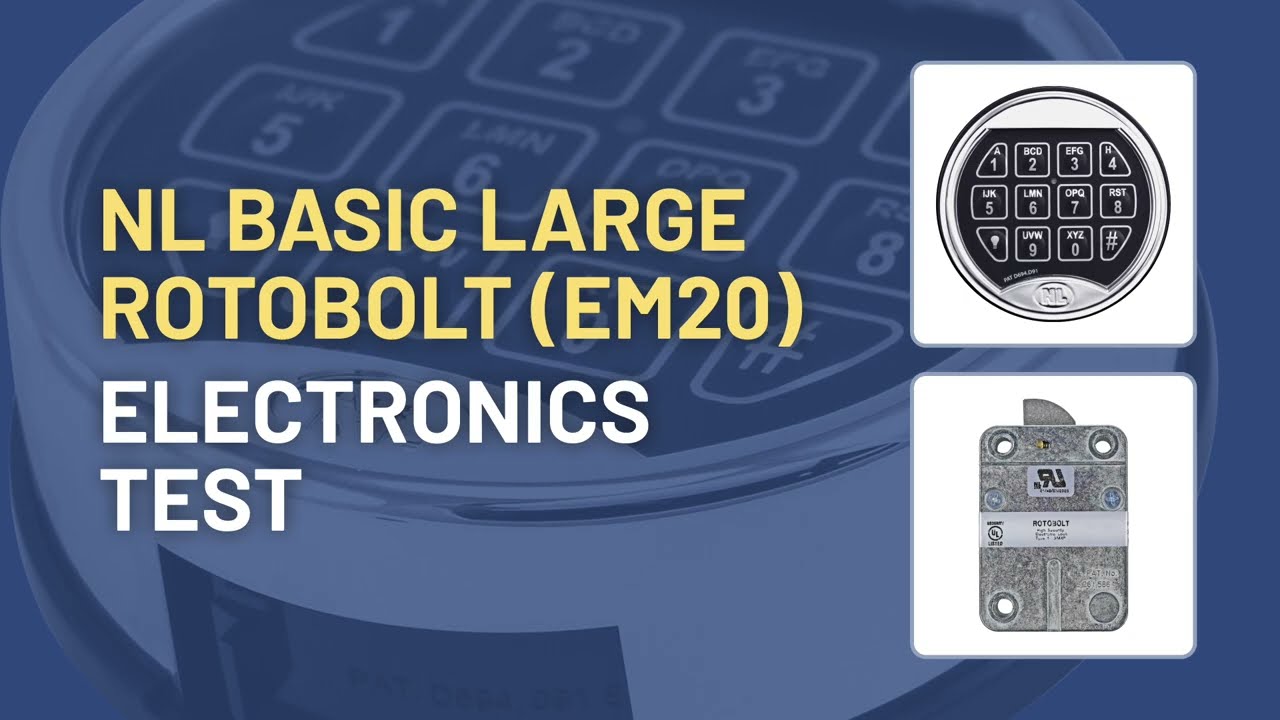 NL Basic Large RotoBolt (EM20): Electronics Test