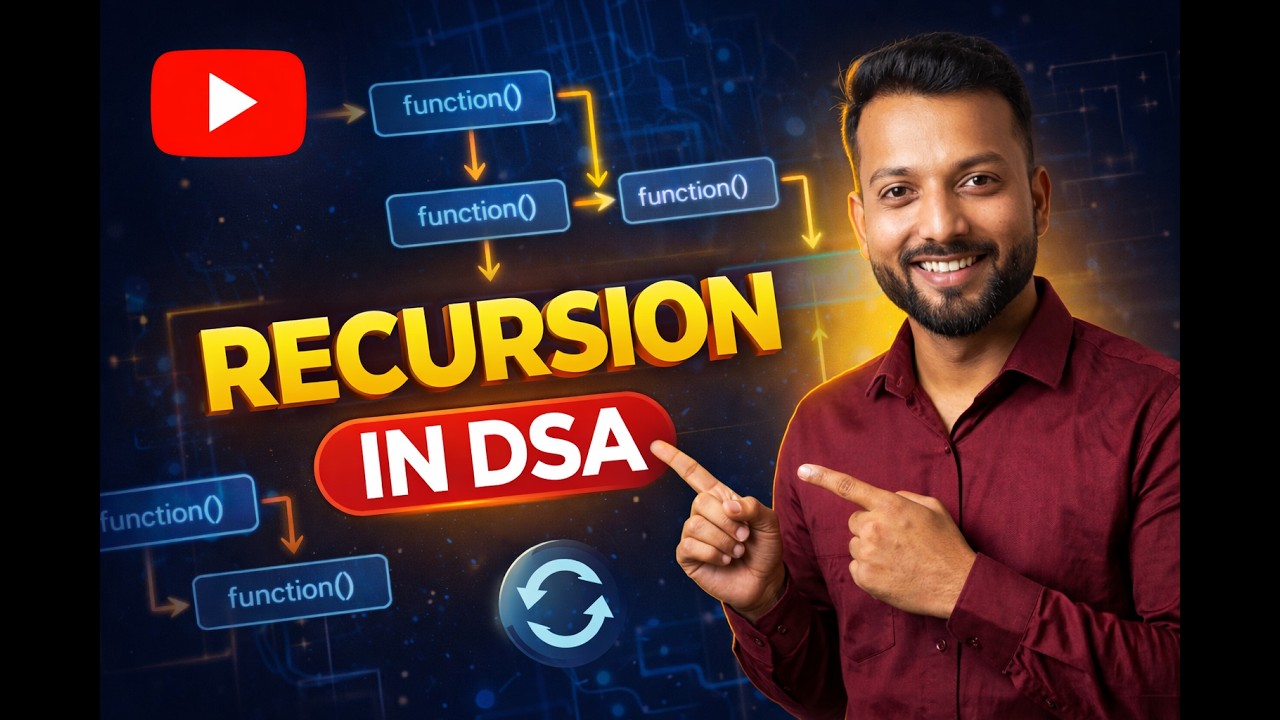Recursion in Python - Basics to Advanced | DSA in Python #5