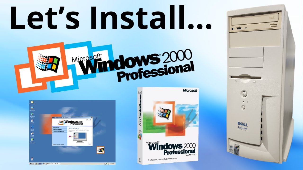 Installing Windows 2000 Professional Edition!!