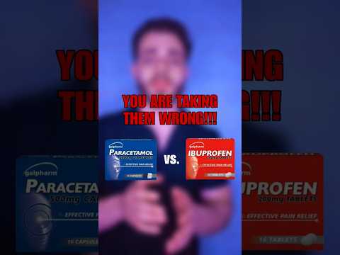 Pharmacist explains the difference between Paracetamol(Acetaminophen) and ibuprofen #pharmecy