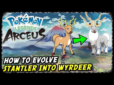 How to Evolve Stantler into Wyrdeer | Pokemon Legends Arceus | How to Get Wyrdeer