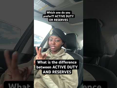 ACTIVE DUTY VS RESERVES. Which is better?!? #military #airforce #shorts #trending #army #shortvideo