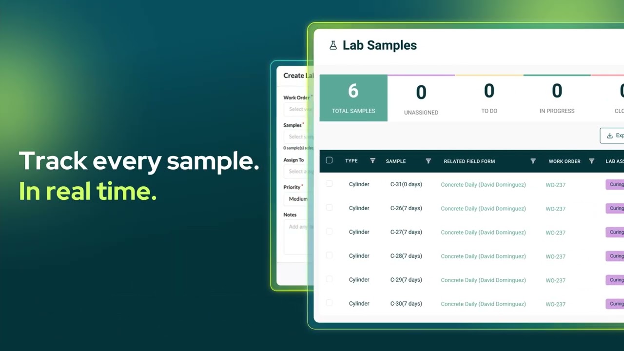 Aldoa LIMS Software | Modern Lab Information Management System for Geotechnical & CMT Labs