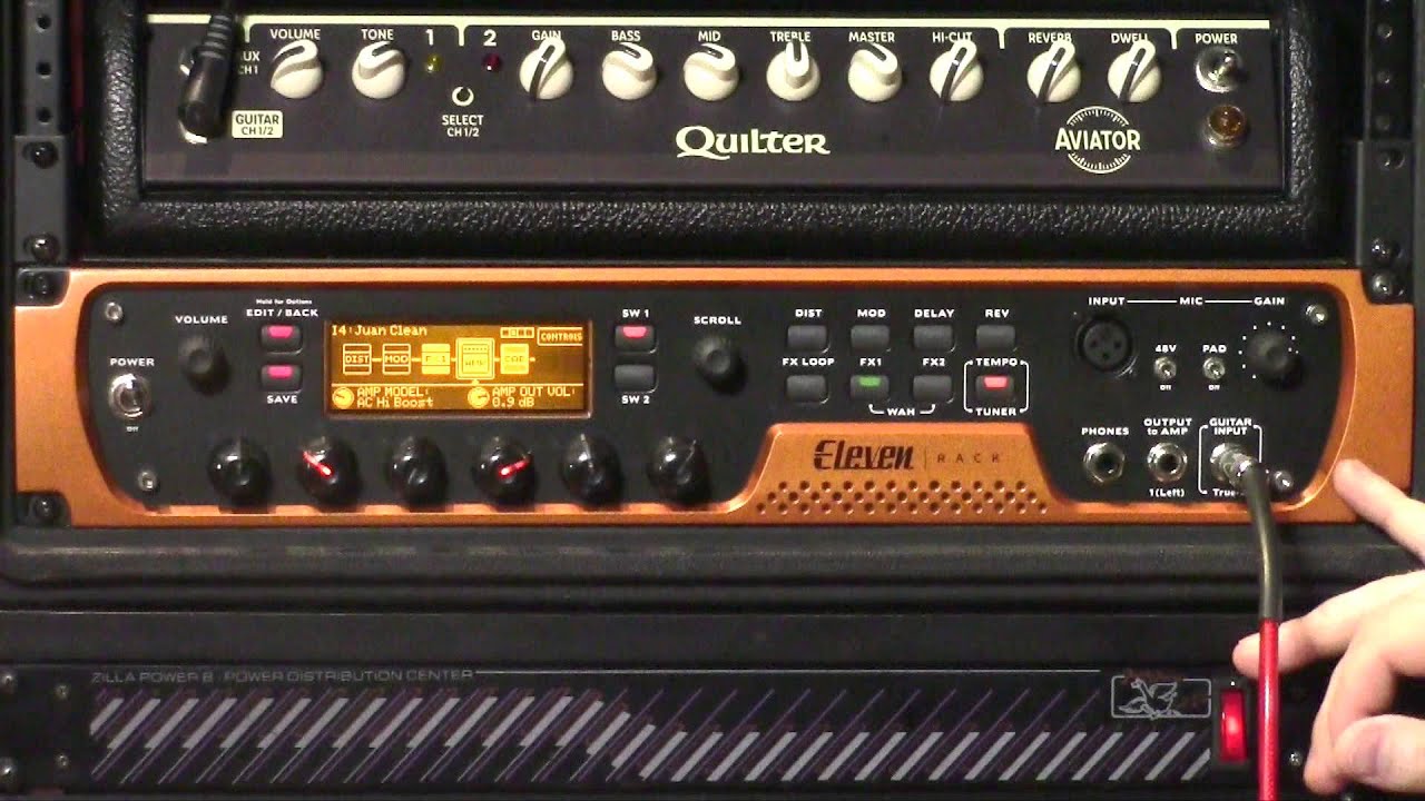 Avid Eleven Rack Playthrough