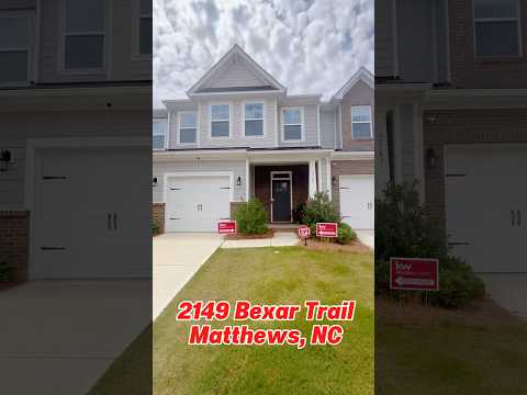 Welcome to Matthews, NC  - Charlotte suburb. Take a home tour with me of a 455k 3bedroom condo.