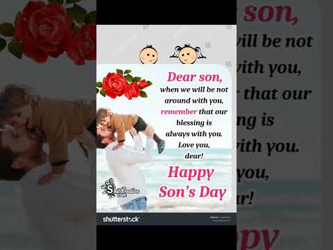 sons day /happy National son's day #shortsvideo