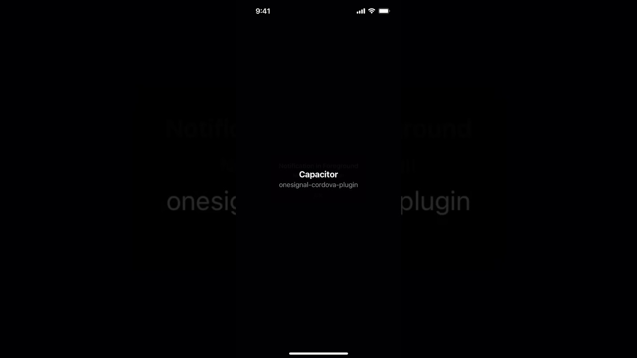 Ionic onesignal-cordova-plugin