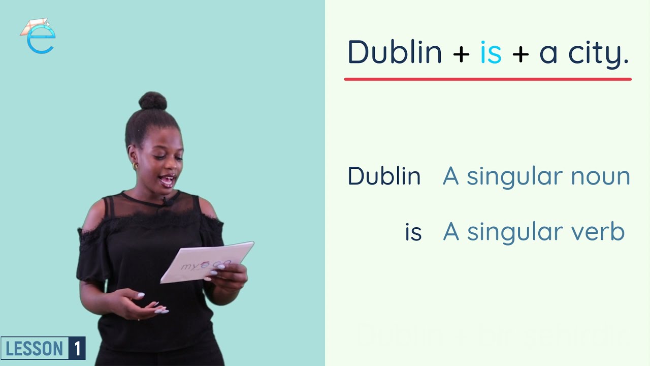 Elementary Lesson 1: Basic Singular Sentence Structures | A1-A2 Level English Grammar Course - MyECO