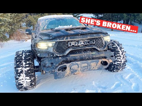 Destroyed 2021 Ram TRX Finally Takes a Bow Even Though It Was Always ...