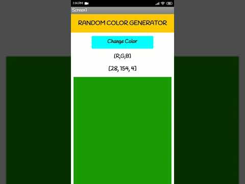 Random Color Generator App