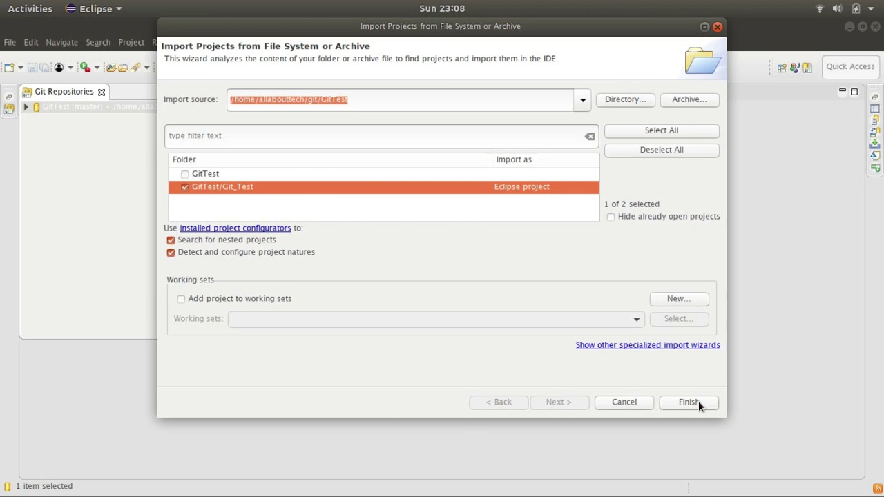Git Integration with Eclipse (Clone Repository and Commit and Push)