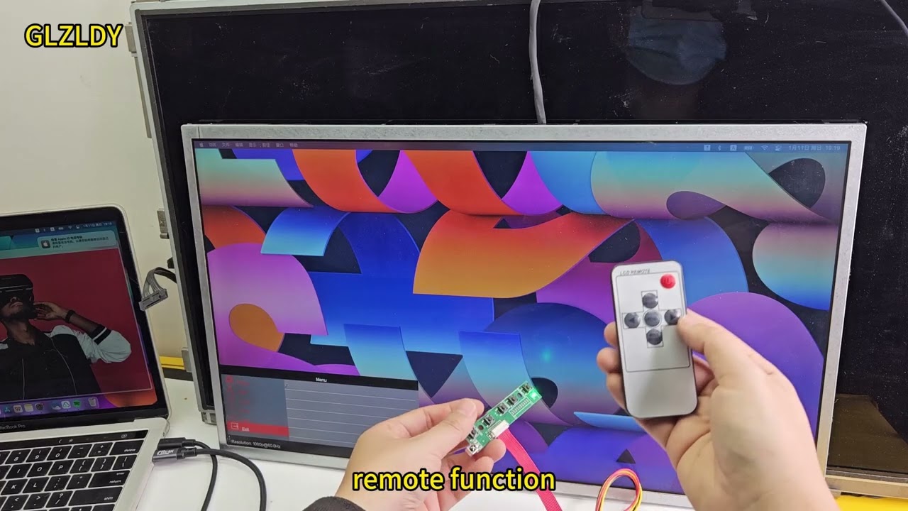 PCB800506 HDMI TYPE-C to LVDS driver board for 1920*1080 30P LED display monitor LM230WF3 series