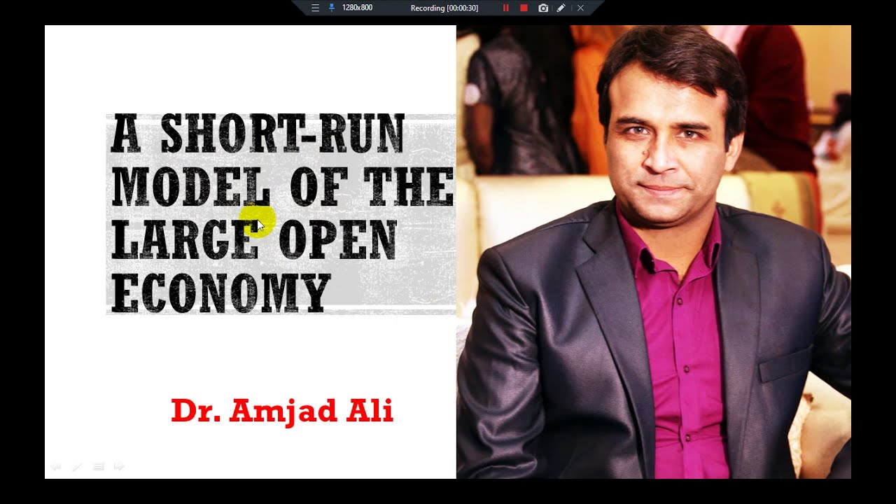 A Short-Run Model of the Large Open Economy; Mankiw