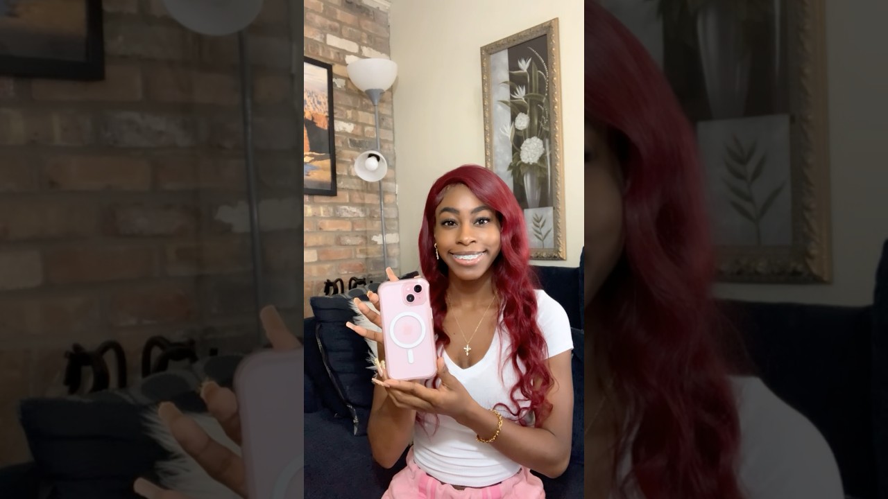 Clear. Pink. Protective. The Ultimate iPhone Case! #iphonecase #magsafe #amazoninfluencer