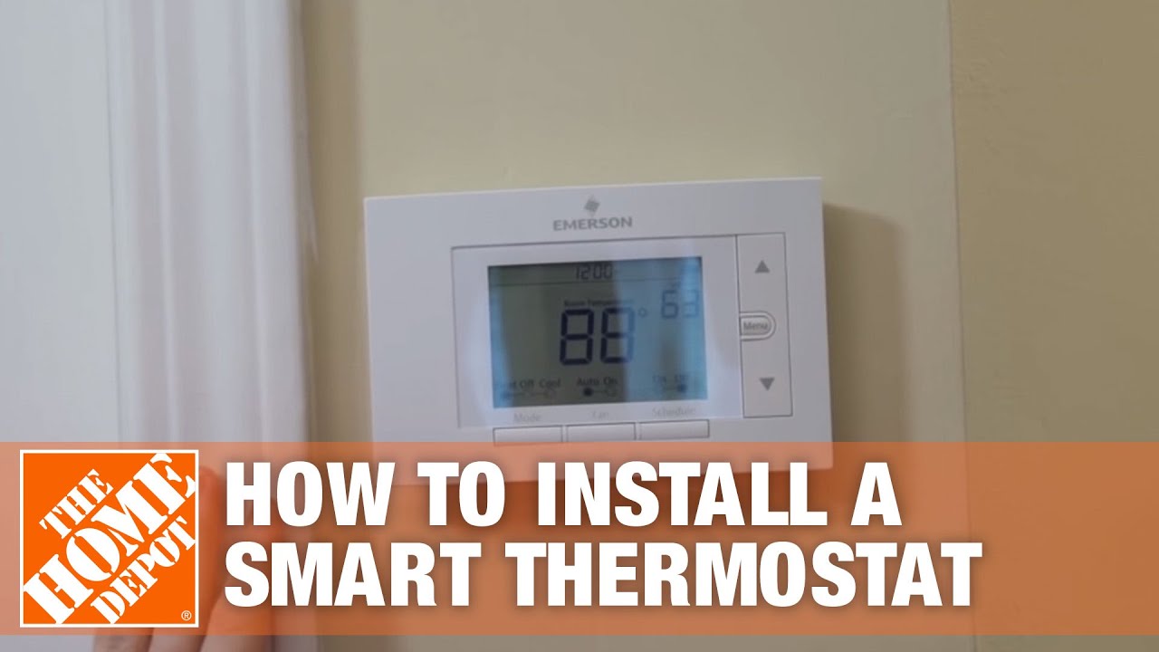 Step-By-Step Guide to Install a Smart Home Wi-Fi Thermostat | The Home Depot