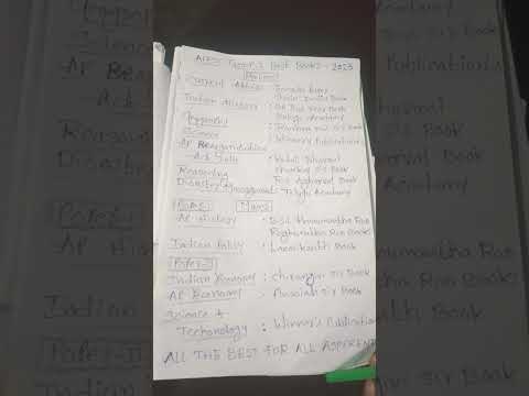 Appsc Group 2 New Syllabus - 2023 Book 📚 List