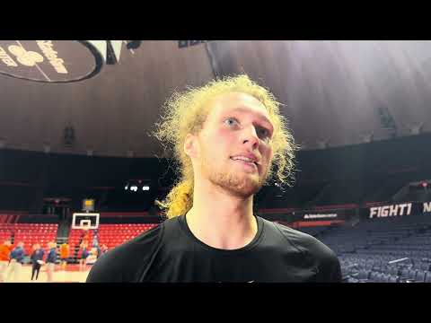 Northwestern pregame: Illinois guard Jake Davis