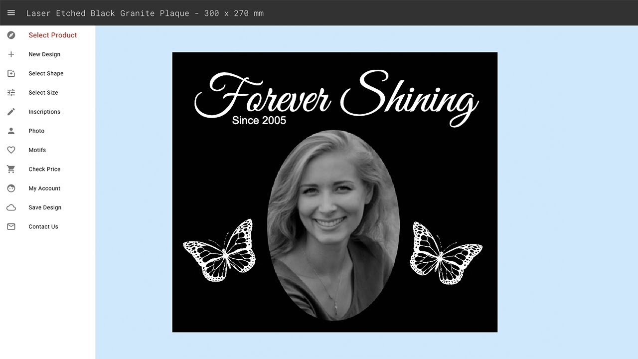 Laser Etched Black Granite Plaque tutorial